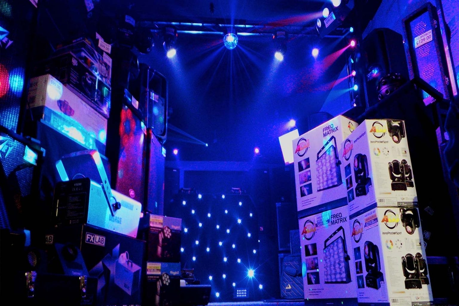 Sound and Lighting Installation Scotland Pegasus Sound and light